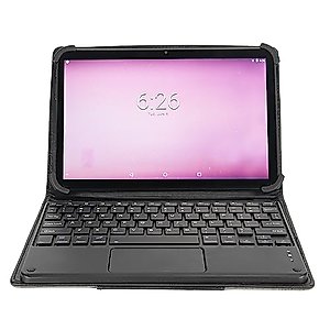 HEEPDD Smart Tablet, FHD Screen Black 7000 MAh 10.1 Inch WiFi Tablet 5G WiFi for Reading Games (US Plug)