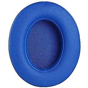 ULK 2 Pack Studio 2 Studio 3 Professional Earpads Cushions Replacement(2pcs Left, 2pcs Right), Ear Pads for Beats Studio 2.03.0 Wireless On-Ear Headphones with Soft Protein Leather (Blue)