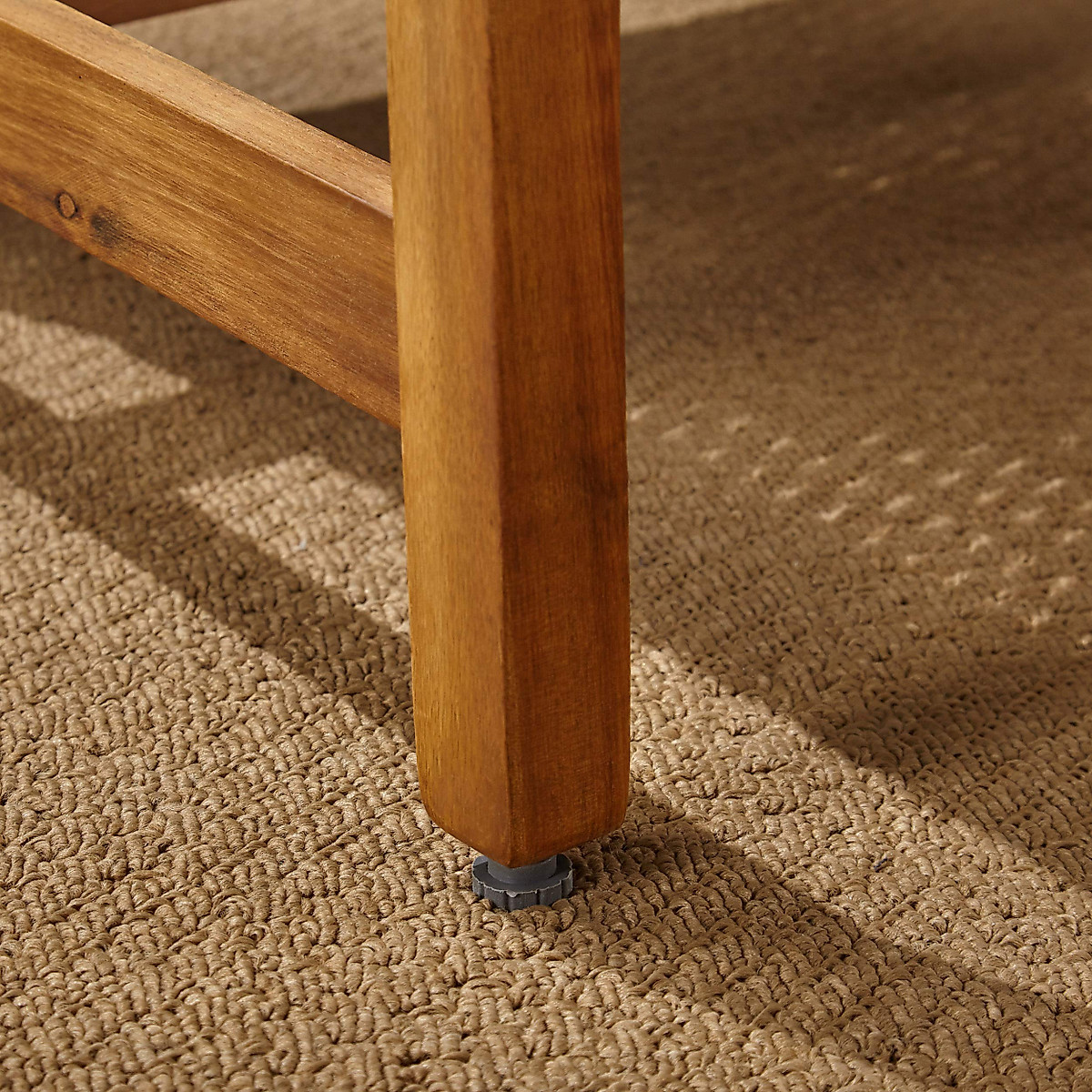 GDFStudioOutdoor 3 Piece Wood and Wicker Club Chairs and Side Table Set, Gray