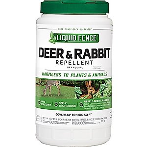 Liquid Fence Deer & Rabbit Repellent Granular, 2-Pound, 6-Pack, Plain