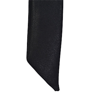 Women Long Silk Bow Tie, Ladies Satin Self Necktie/Ribbon BowTie For T-shirt Decoration Valentine's Day Gift W-B-T1 (black)