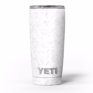 Design Skinz Slate Marble Surface V50 - Skin Decal Vinyl Wrap Kit Compatible with The Yeti Rambler Cooler Tumbler Cups