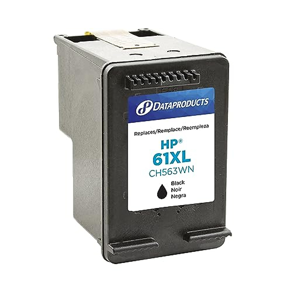 Dataproducts DPC563WN Remanufactured High Yield Inkjet Cartridge for HP 61XL (Black) Ink