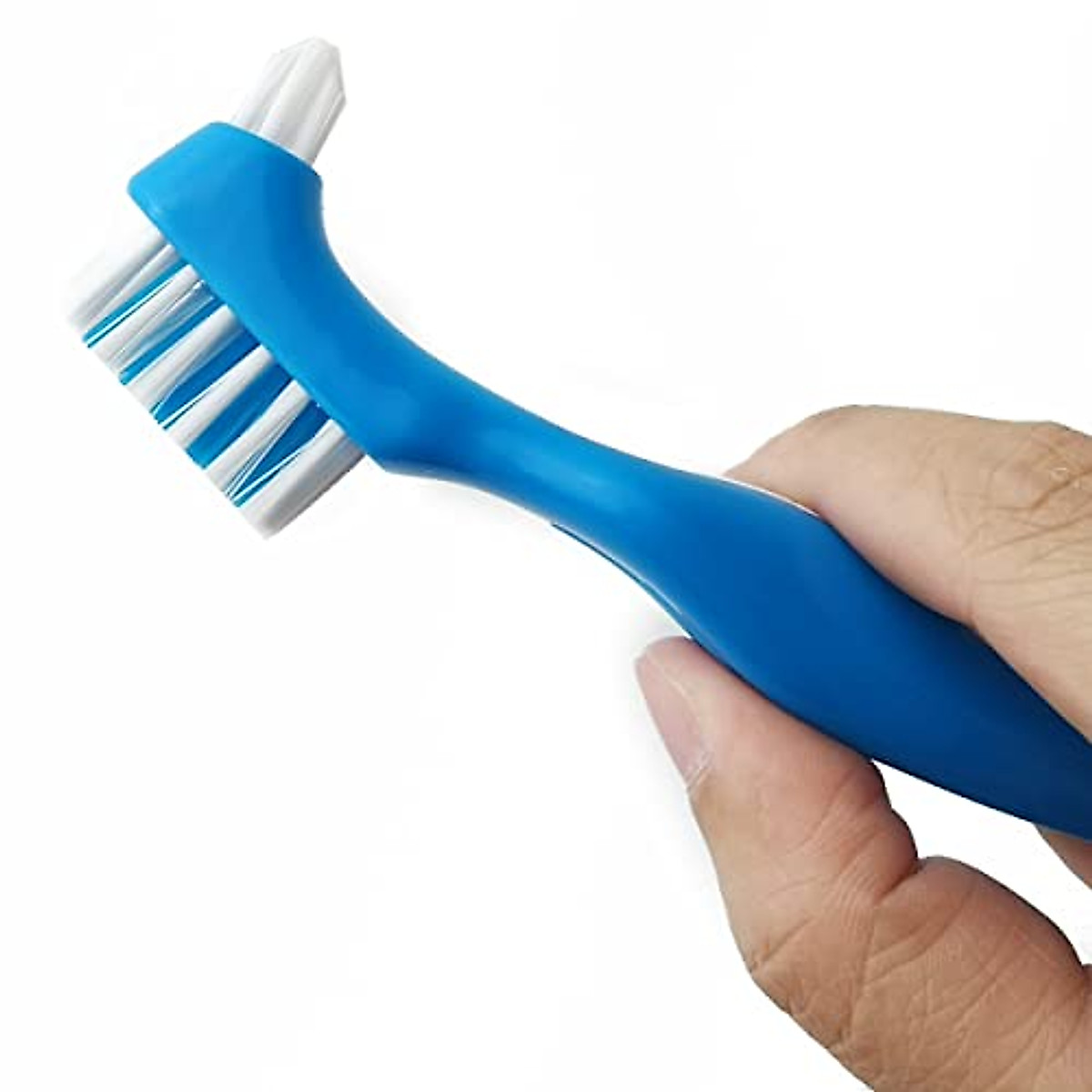 GXXMEI 12PCS Denture Toothbrush Hard/Soft Double Bristle for False Teeth Brush