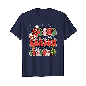 Christian Jesus The Reason Christmas Stocking Stuffer Gifts T-Shirt