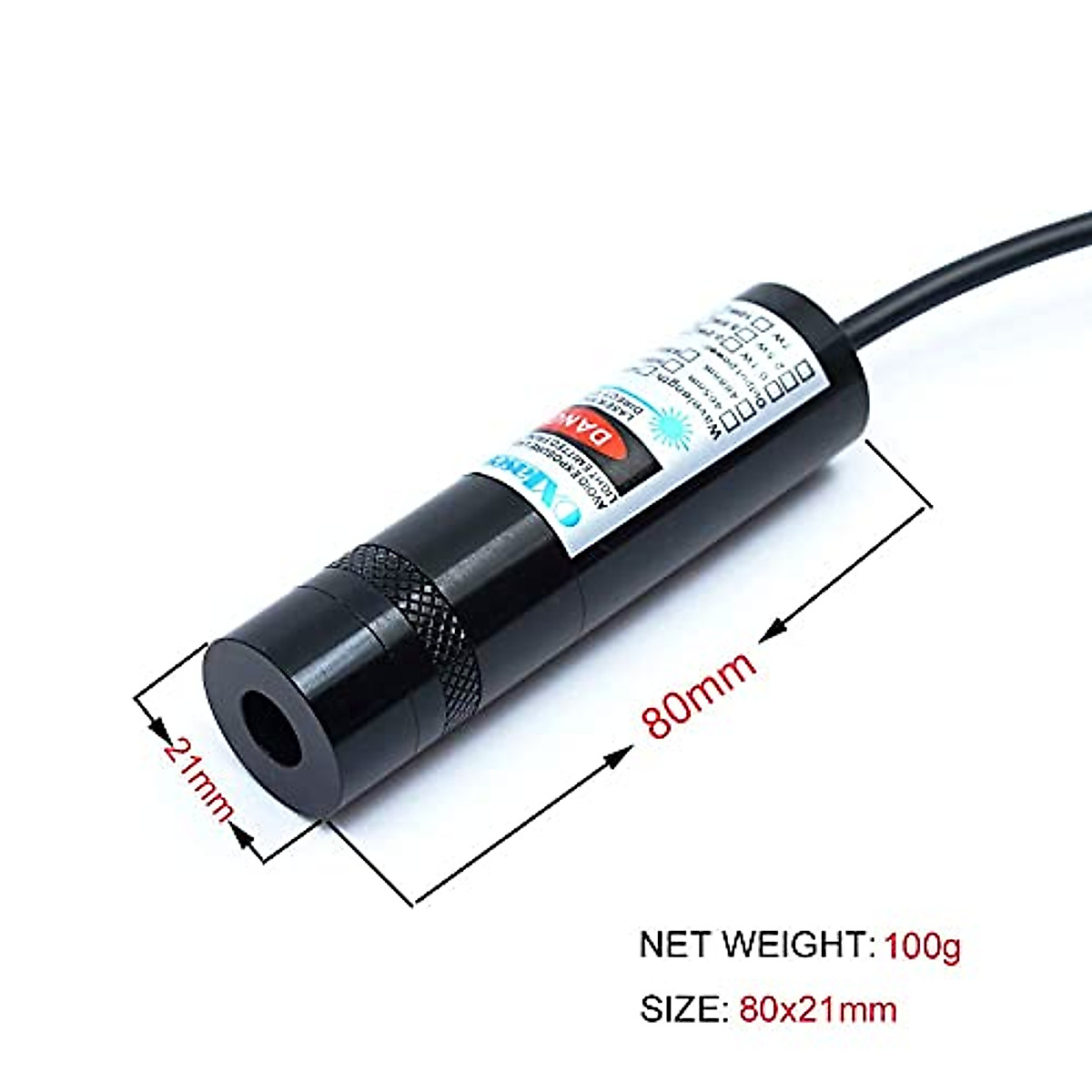 OXLasers Adjustable 5V 650nm Red Line Laser Module for Positioning Laser Alignment Locator for Wood Stone Fabric Cutting Laser Swamp (Line)