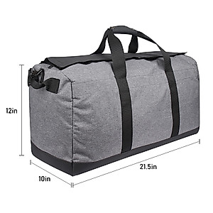 FIREDOG Smell Proof Duffle Bag, Large Smell Proof Bag for Travel Storage(21.5”x10”x12”)