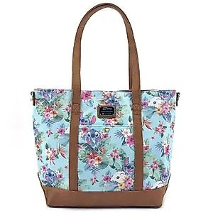 Loungefly Disney Stitch Allover Print Canvas Tote Bag Standard