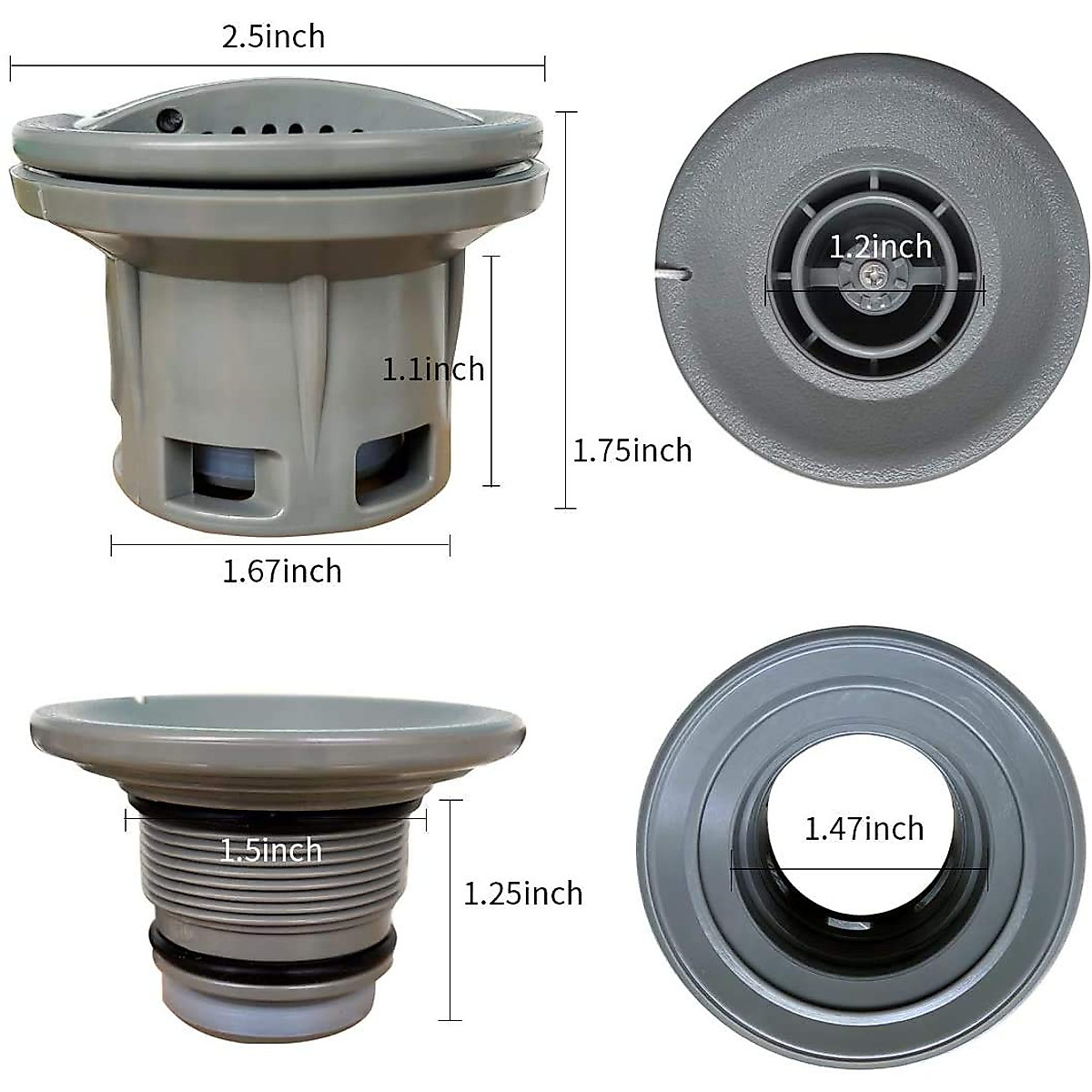 Kayak Air Valve for Inflatable Boat Raft Sup Paddleboard Air Track Rendova Boat