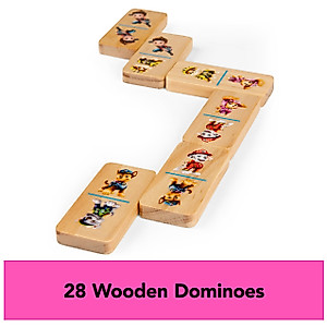 PAW Patrol: The Movie, 4-Game Adventure City Pack Memory Match, Pop-Up, Wooden Dominoes, & Lookout Games, PAW Patrol Toys for Kids Ages 4 and up