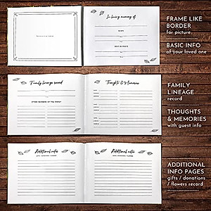 Celebration of Life Funeral Guest Book, Tree Design Funeral Guestbook with Pen, Memorial Service Guest Book, Memorial Guest Book, Memorial Book, Funeral Book, Signature Book, Funeral Book Guest