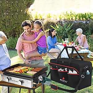 22 Inch Griddle Carry Bag for Blackstone 1666 22 Inch Grill Table Top Griddle Without Hood Lid, Fits Blackstone 22" Grill Griddle with Grill Cover Carrying Bag