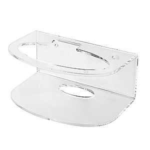 Acrylic Wall Mount Holder for NETGEAR Orbi Larger Whole Home Dual Band Mesh WiFi 6 System (RBK351)(RBK352)(RBK353)(AX1800) - Bracket Hanger Stand Holder for Orbi Larger WiFi 6 by TIUIHU (2-Pack)