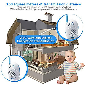 Audio Baby Monitor Intercom walkie-Talkie Two-Way Portable USB Charging