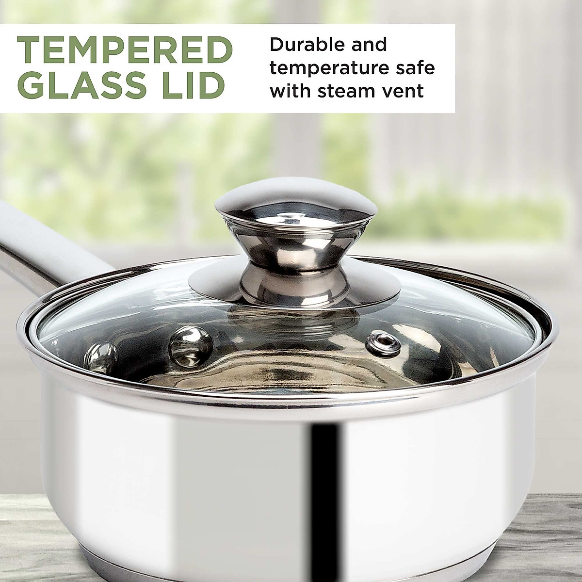 Ecolution Stainless Steel, 1-Quart