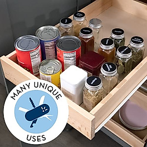 S&T INC. Under Sink Mat, Shelf Liner for Kitchen Cabinet Non Adhesive, Waterproof and Plastic Kitchen Shelf Liner, Clear, 24 in. x 48 in.
