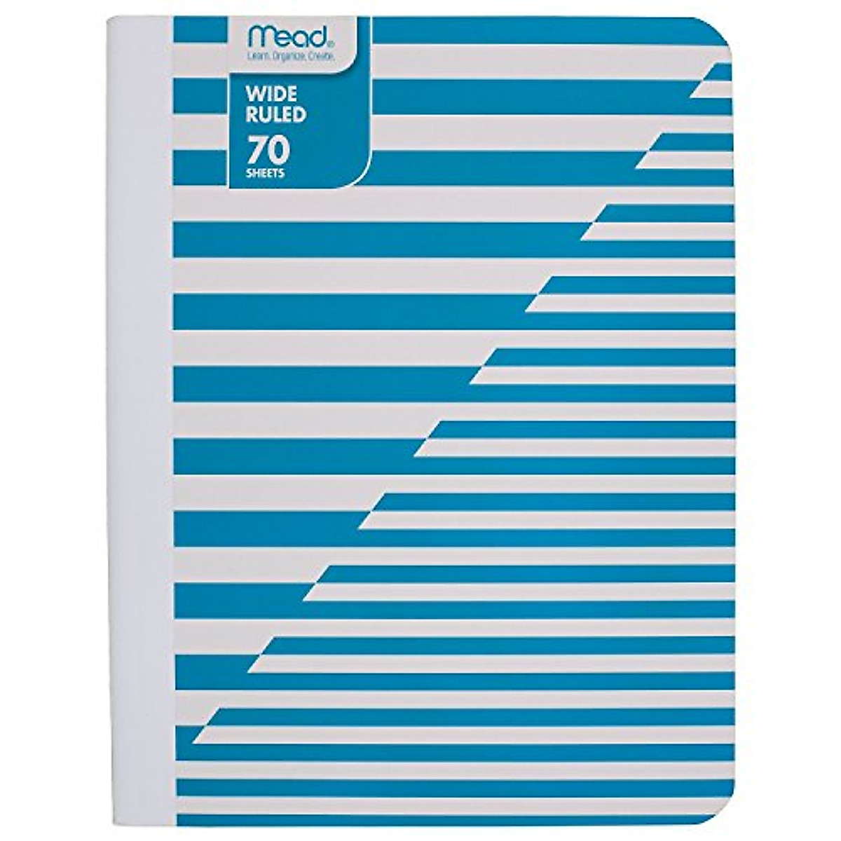 Mead Composition Book, Notebook, Wide Ruled Paper, 70 Sheets, Fashion, Design Selected For You, 1 Count (09358)