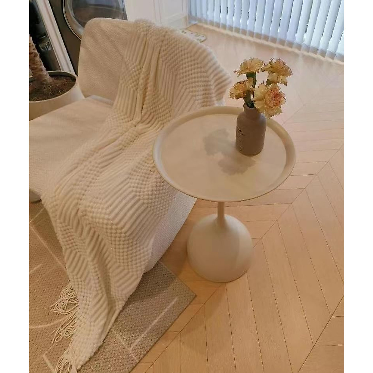 Beige White Side Tables Nesting Tables Round Side Table Set End Table Set Modern Table Bedside Set Livingroom Table Sofa & Console Table Pedestal Tables Coffee Tables Metal Table…