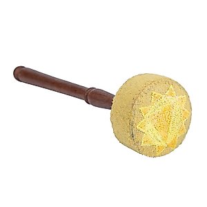 5 Colors Handmade Singing Bowl Mallet Singing Bowl Striker Singing Bowl Stick Felted Hard Wood Striker for Tibetan Buddhism Singing Bowl Used for friction and percussion of singing bowl (Yellow)
