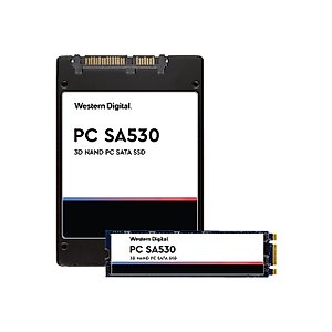 WD PC SA530 - Disque SSD - 256 Go - interne - 2.5" - SATA 6Gb/s