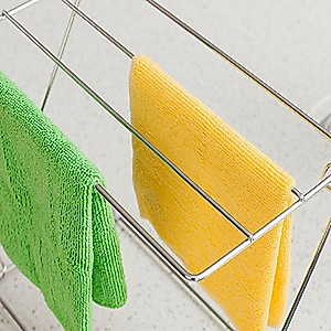 Da Jia Folable Kitchen Towel Rag Rail Drying Rack Holder Shelf Household Hanging Storage Organizer