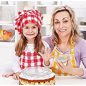 FashionClubs Plastic Cake Dowel Rods Set, 20pcs 9.4" White Cake Sticks Support Rods, 12pcs 7" Clear Cake Stacking Dowels, 4pcs Cake Separator Plates for Tiered Cakes 4, 6, 8, 10 Inch