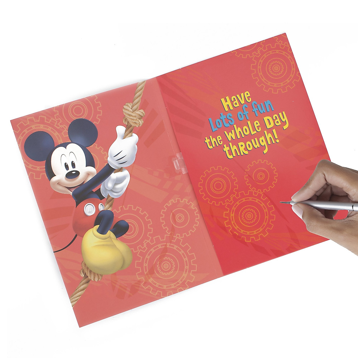Hallmark Birthday Card for Kids with Sound (Plays Mickey Mouse Clubhouse Theme)