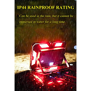 V VILISUN LED Camping Work Lantern, Multifunctional Camping Lights, Battery Powered 4000mAh, 7 Light Modes, IP44 Waterproof, Rechargeable Light with Magnet for Outdoor, Emergency, Fish, Hiking