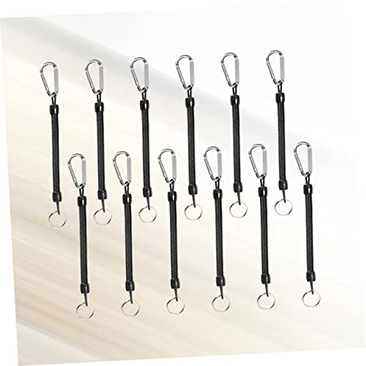 DOITOOL 24 pcs Lanyard for Phone for Cell Phone Fishing Lanyard Cellphone Lanyard Fishing Gear Tool Retractable Fishing Ropes Safety Boating Rope Security Gear Tools Key Rings Keychains