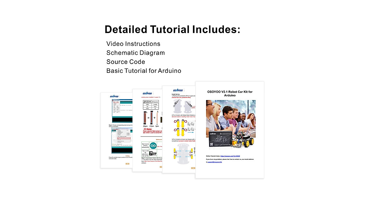 OSOYOO V2.1 Robot Car Kit: STEM, Arduino & Robotics Fun