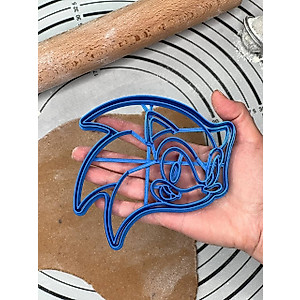 Sonic Head Cookie Cutter & Mold 4.75” inches Produced by 3D Kitchen Art