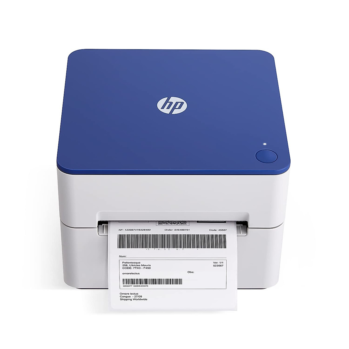HP Shipping Label Printer, 4x6 Commercial Grade Direct Thermal, Compact & Easy-to-use, High-Speed 203 DPI Printer, Barcode Printer, Compatible with Amazon, UPS, Shopify, Etsy, Ebay, ShipStation & More
