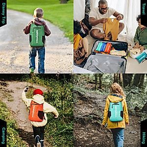 WOOMADA Packable Hiking Backpack, 35L 40L Lightweight Water Resistant Nylon Backpack Outdoor Travel Hiking Daypack（35L-Summer Leaf）