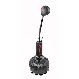 Cobra Reflex Bag – Advanced Reflex Punching Bag with Ultra-Fast Bounceback to Increase Speed, Reflexes, and Stamina – Adjustable-Height Boxing Bag with Stand and Secure Suction Cups