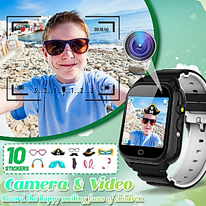 Waterproof Smart Watch with Games HD Camera Music Player