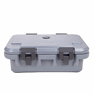 Hakka 14.8L Insulated Food Pan Carrier, Stackable and Loader, Suit for Restaurant, Canteen, Outdoor Banquets, Black