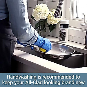 All-Clad D3 3-Ply Stainless Steel Stockpot 3 Quart Induction Oven Broiler Safe 600F Pots and Pans, Cookware Silver