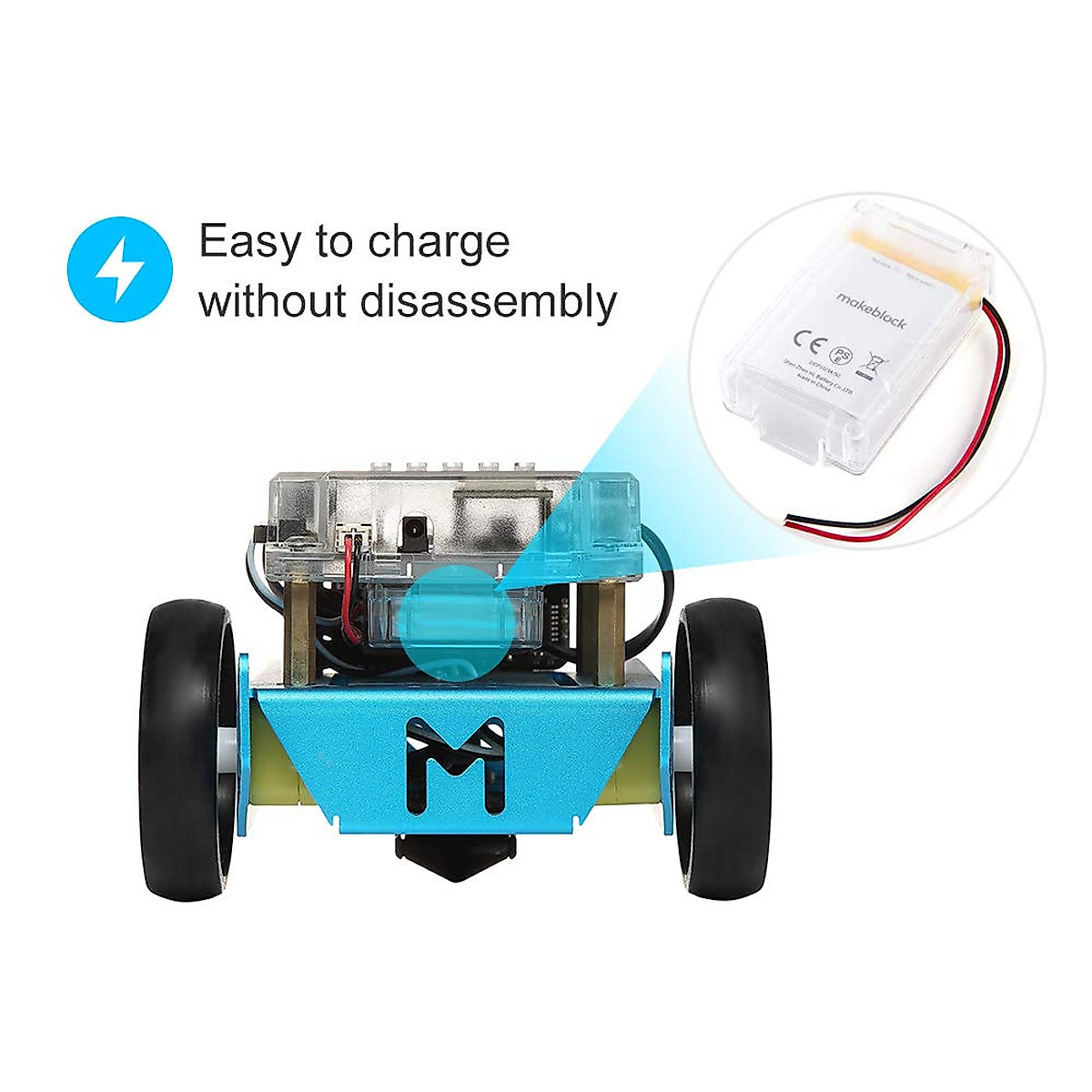 Makeblock 3.7V Rechargeable Li-Polymer Battery for mBot Robot Kit
