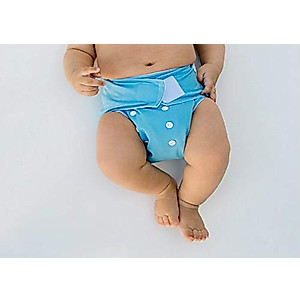 KaWaii Baby One Size Heavy Duty HD2 Cloth Diaper Shells, Reusable, Washable, Leakproof for babies 8-36 lbs - Pack of 6