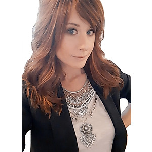 Long Tassel Chunky Boho Coin Statement Necklace For Women Style 1