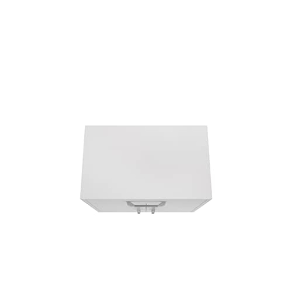 Manhattan Comfort Eiffel 2-Piece Storage Garage Set in White