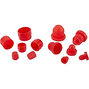 Speedway Aluminum AN Fitting Wrench Set & 72 Piece Cap/Plug Kit