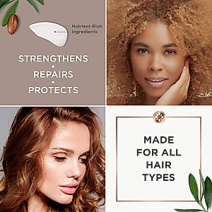 Argan Magic Split Endz Cream - Instantly Binds Frayed and Separated Ends While Preventing Future Breakage | Controls Frizz | Made in USA, Paraben Free, Cruelty Free (6 oz)