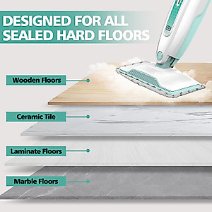 4 PCS Replacement Pads Accessory for Shark Steam Mop S1000, S1000A, S1000C, S1000WM, S1001C, S2001 Dirt Grip Pads, Microfiber Washable & Reusable