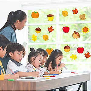 50 Colorful Happy Fall Cutouts for Classroom Decor