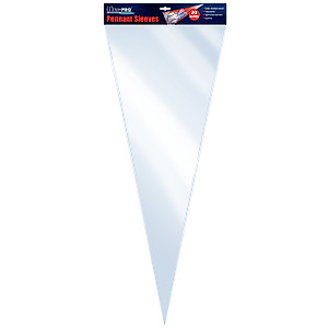 Ultra PRO Protective Sleeves for Pennants (20 Count Pack), Clear