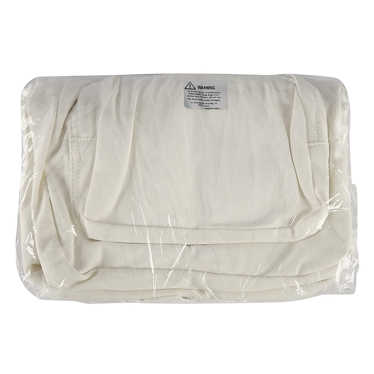 Zicac Unisex DIY Canvas Backpack Daypack Satchel (White 02) (Beige)