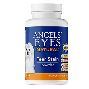 Angels’ Eyes Natural Tear Stain Prevention Chicken Powder for Dogs and cats | For All Breeds | No Wheat No Corn | Daily Support for Eye Health | Proprietary Formula