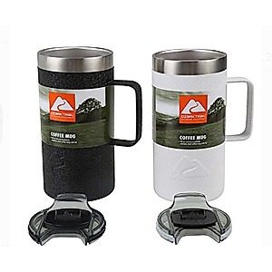 OZARK TRAIL Coffee Mug Set of Two 20 oz Vacuum Insulated Stainless Stee