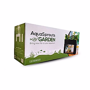 AquaSprouts Garden, Self-Sustaining Desktop Aquarium Aquaponics Ecosystem Kit, fits Standard 10 Gallon Aquariums